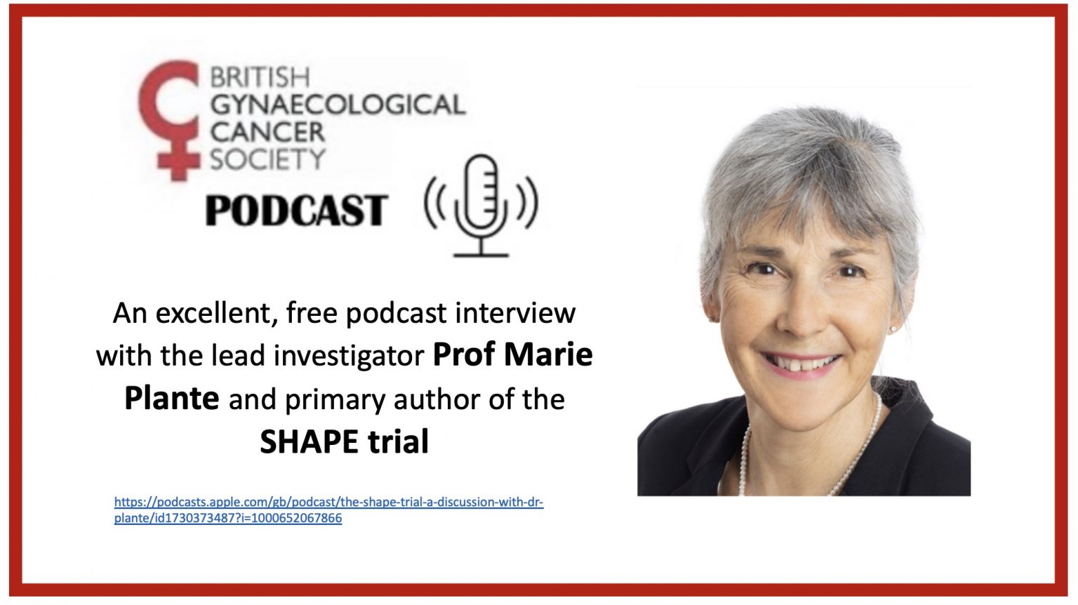 Podcast series - British Gynaecological Cancer Society